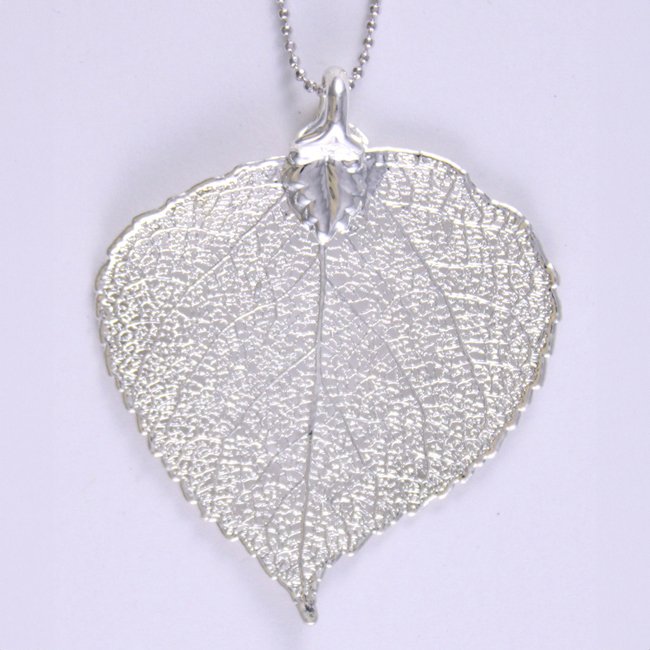 Aspen Pendant / Necklace in Silver - Living Gold Co.