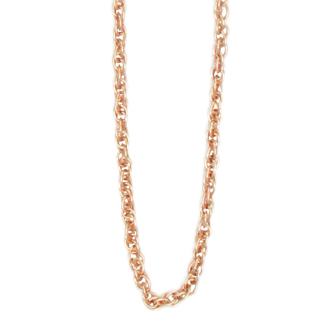 Rose Gold-Plated Cable Chain - Living Gold Co.